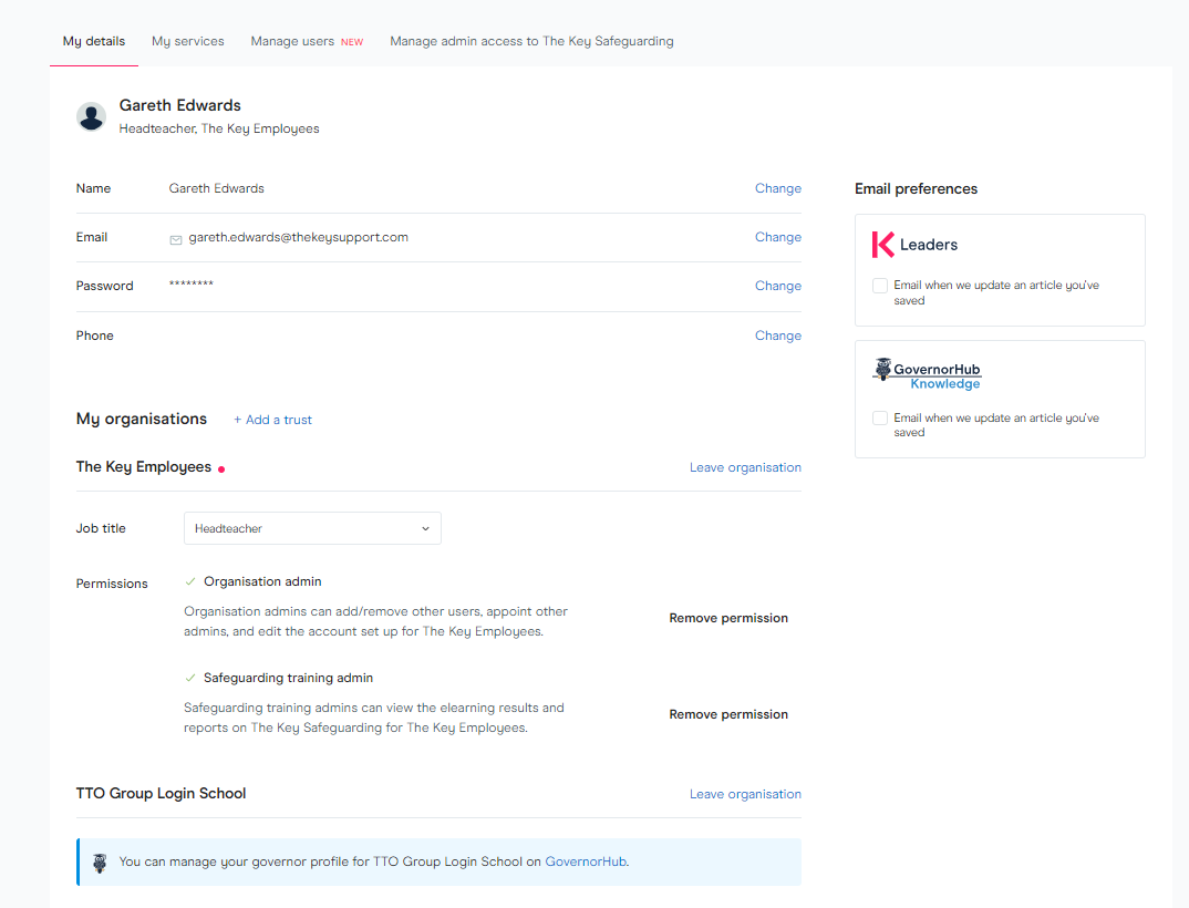 How do I update my profile details? – Help Centre | The Key